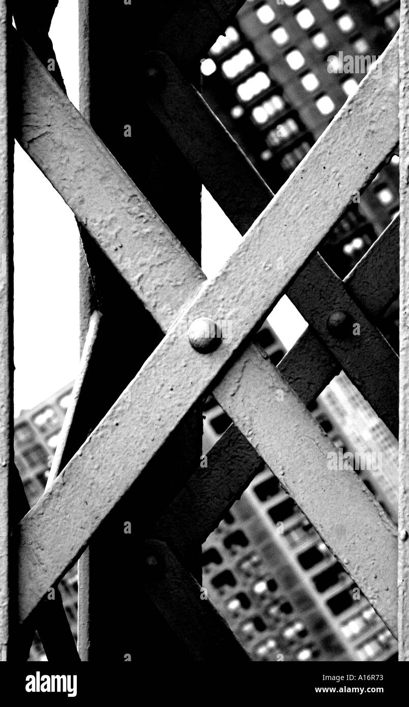 structural steel bridge detail Stock Photo - Alamy