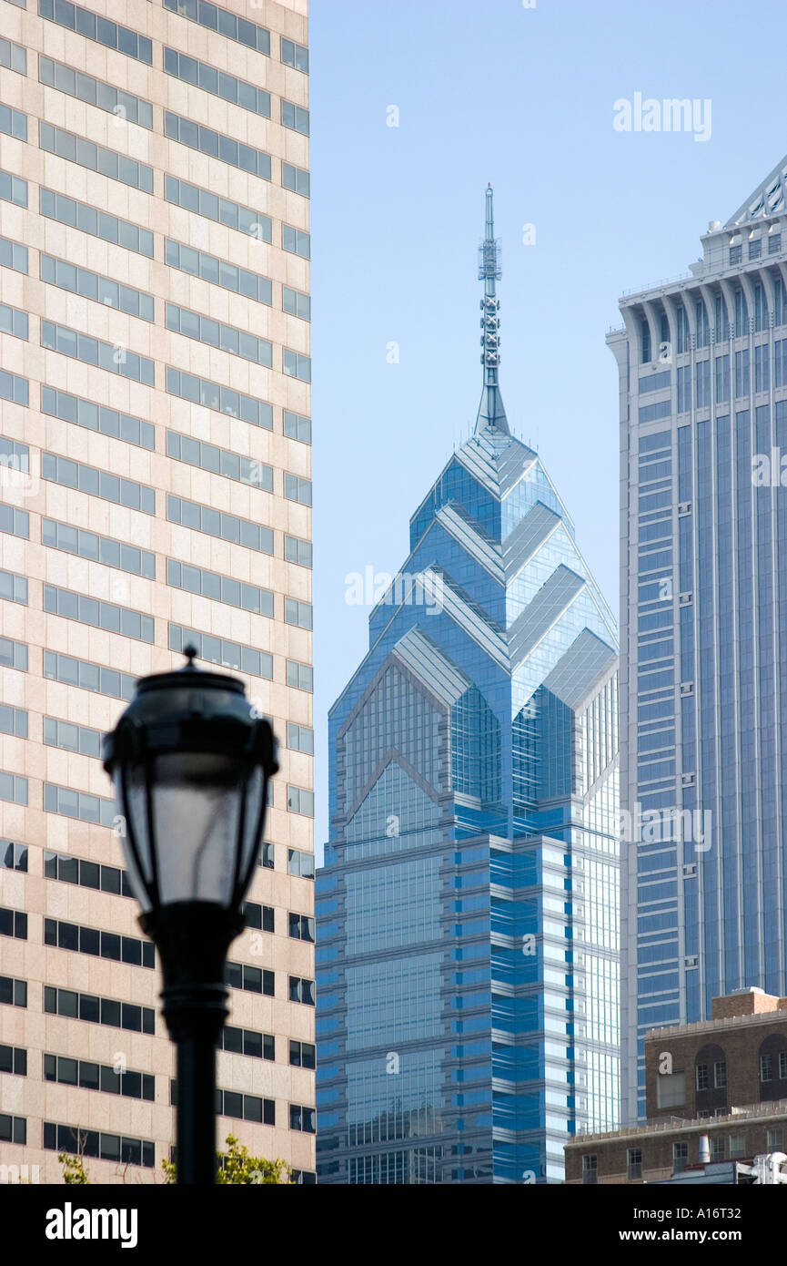 modern American office buildings in downtown Philadelphia Pennsylvania ...