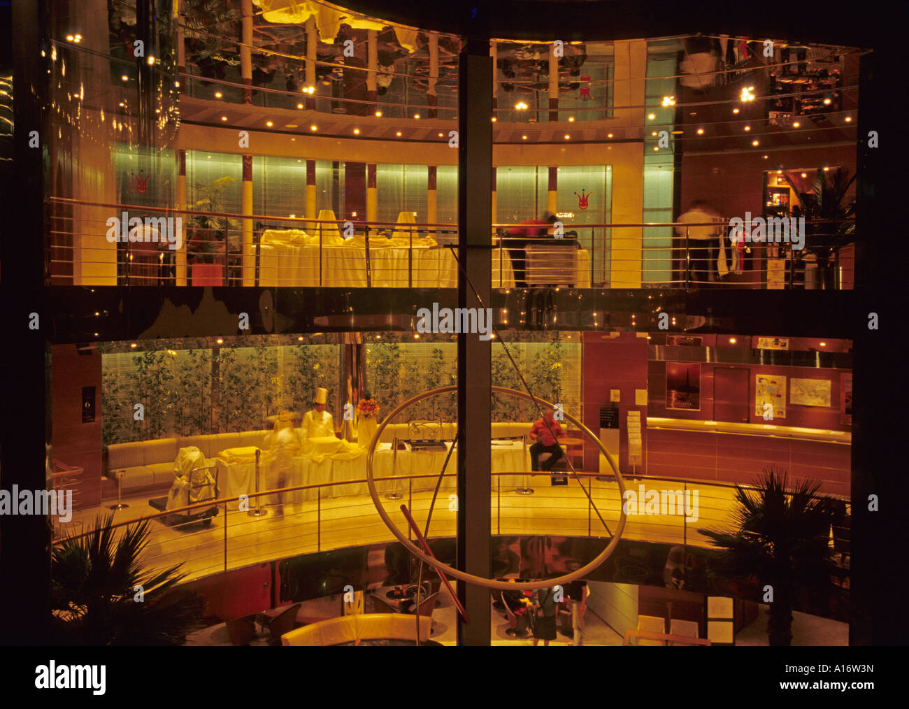 Costa Victoria cruise ship interiors Stock Photo - Alamy