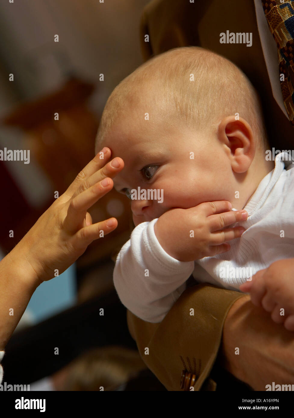 Baptism infant church hi-res stock photography and images - Alamy