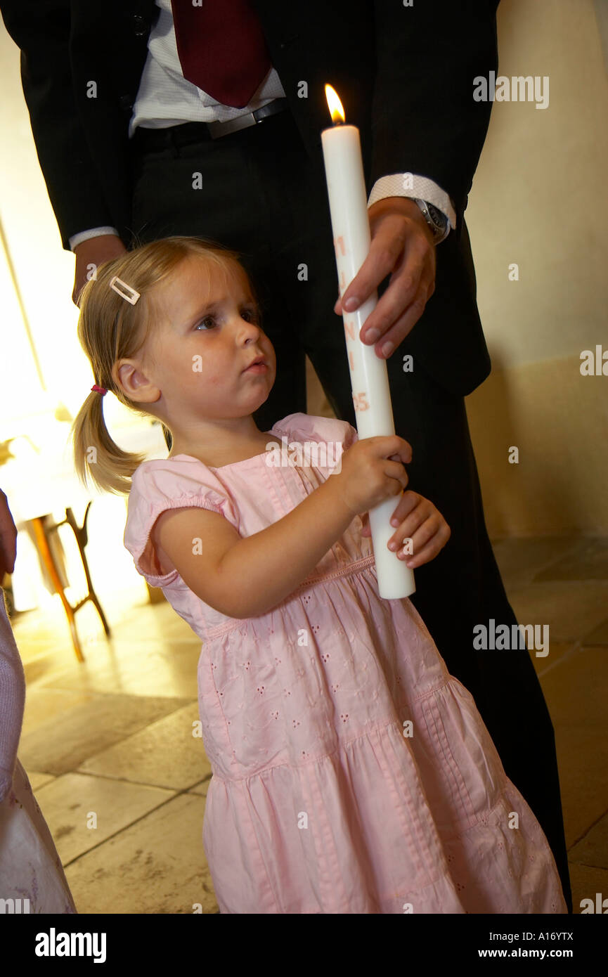 Girl baptism hi-res stock photography and images - Alamy