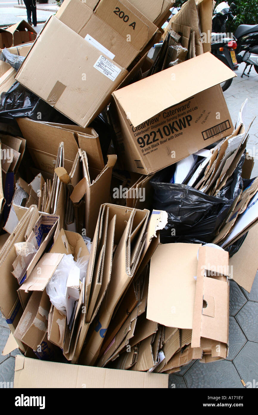 Cardboard reprocessing hi-res stock photography and images - Alamy