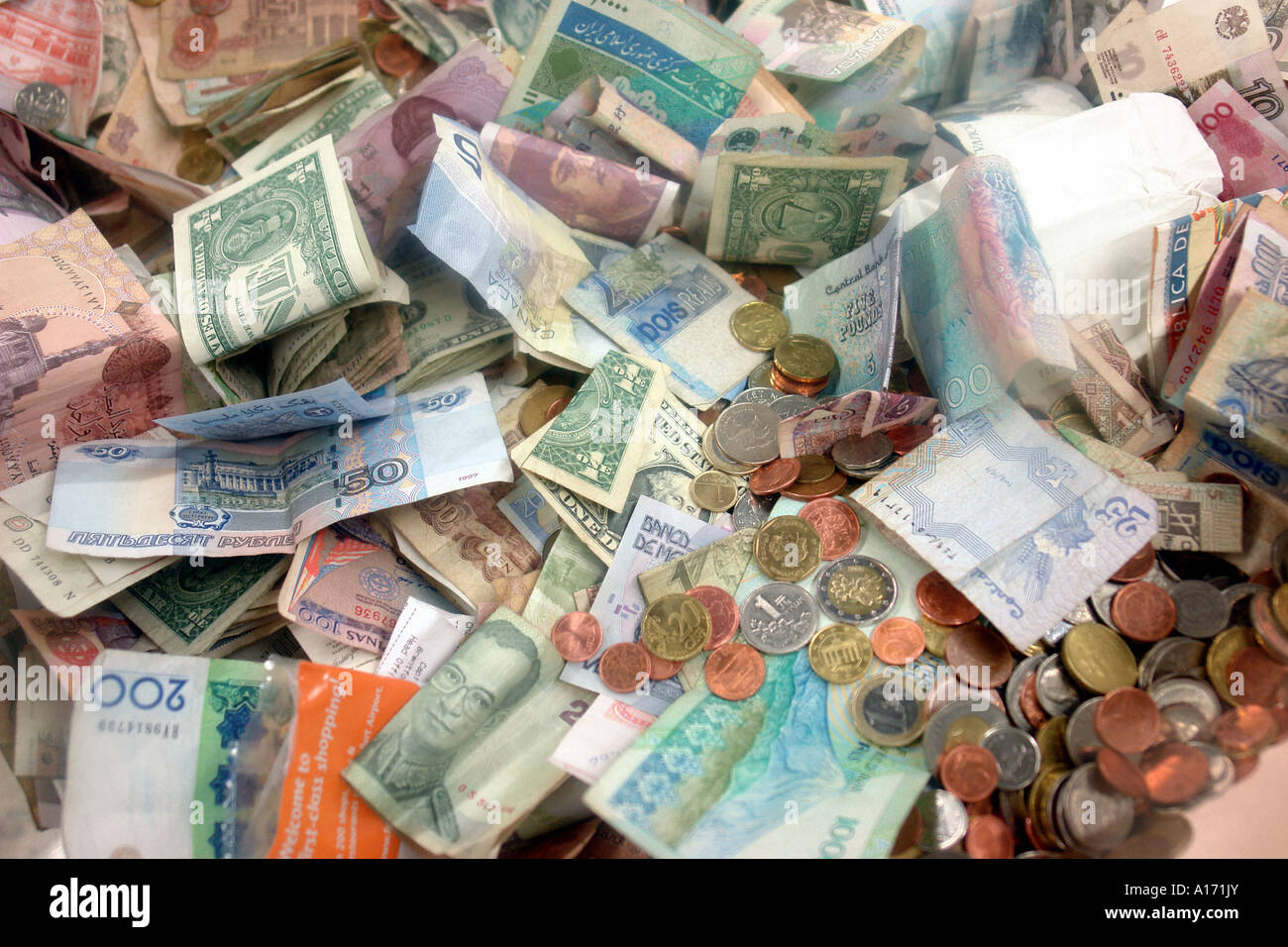 different bank notes Stock Photo - Alamy