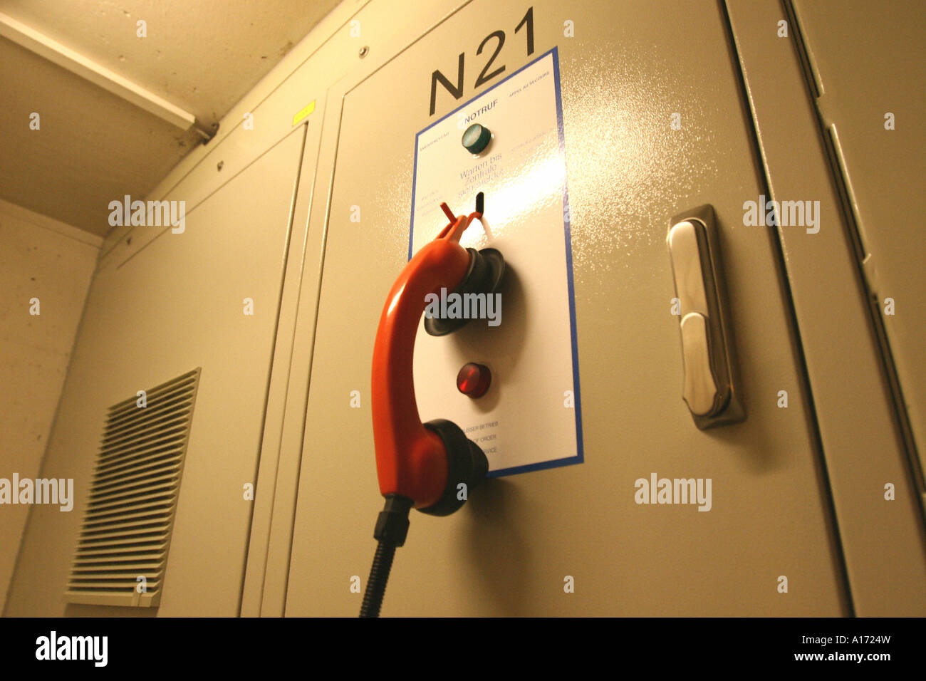 emergency roadside call point Stock Photo - Alamy