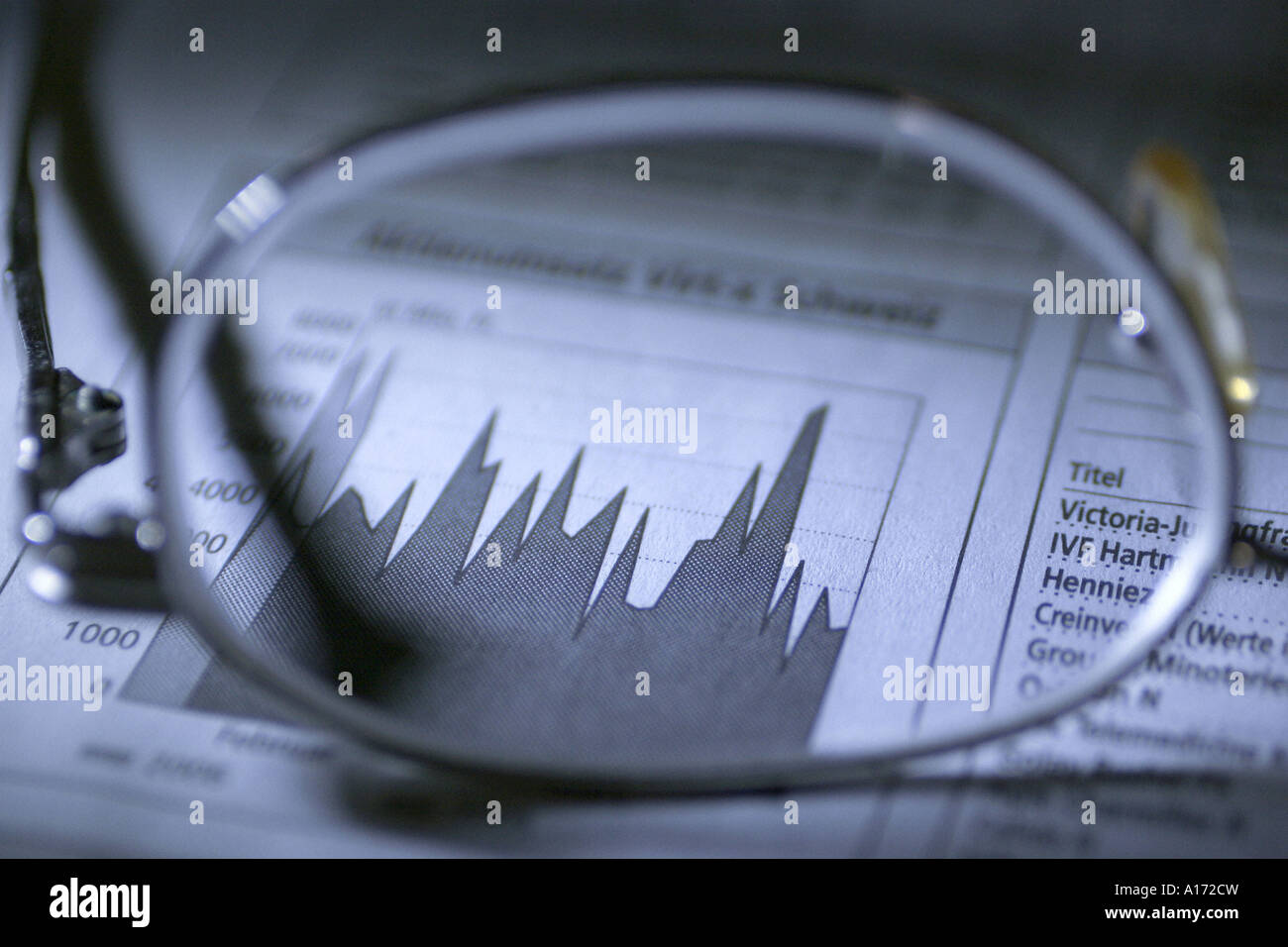 stock market quotes Stock Photo - Alamy