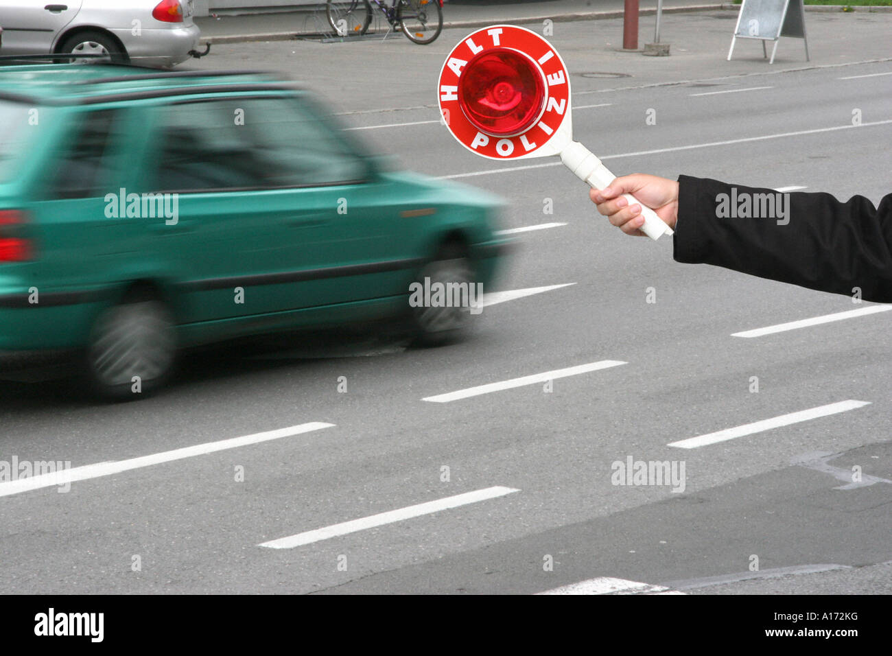 Police signalling disk hi-res stock photography and images - Alamy