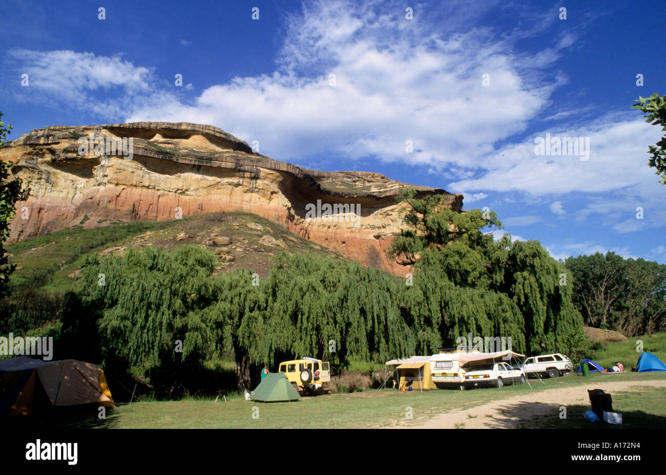 South Africa African Golden gates camping Stock Photo - Alamy