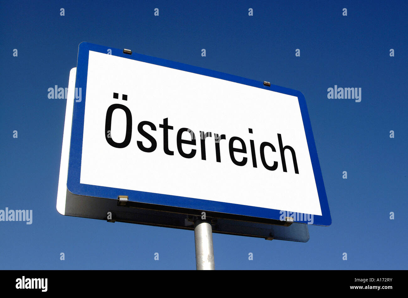place-name sign Austria Stock Photo - Alamy