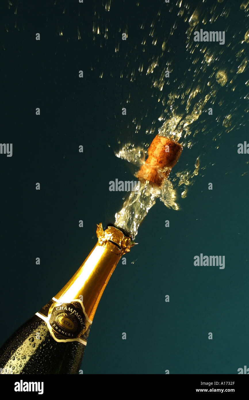 Champagne splash Brian North Stock Photo - Alamy