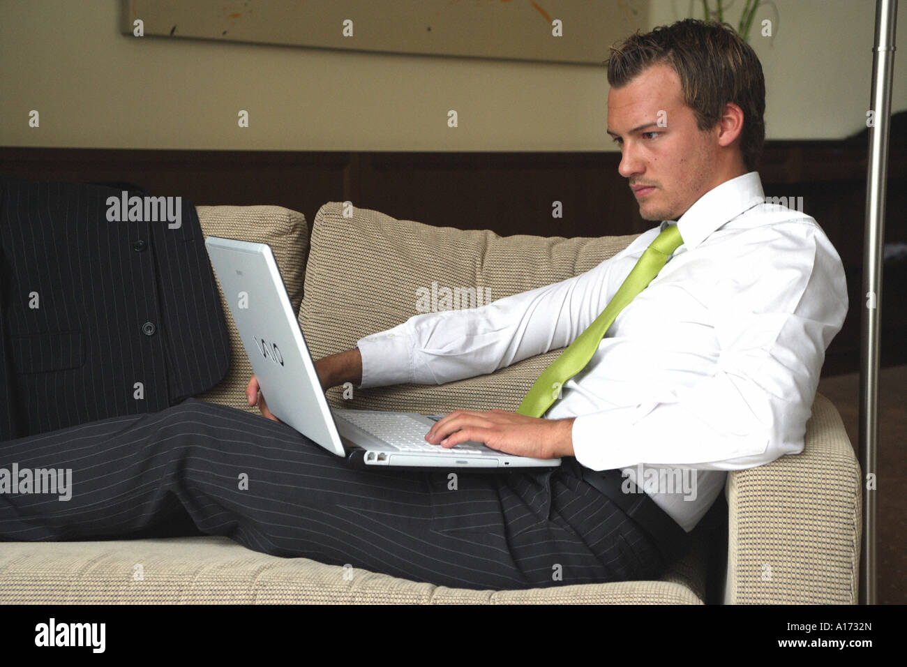 man with a notebook Stock Photo - Alamy