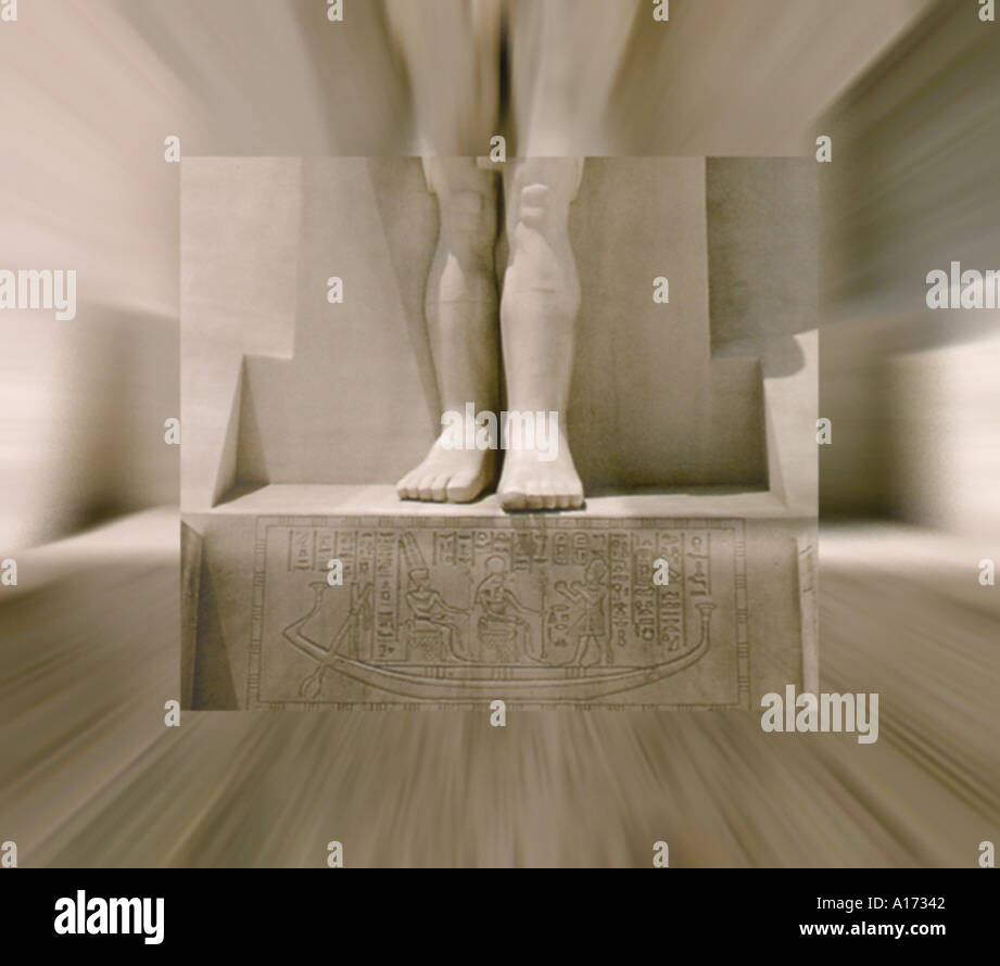 Egyptian feet and legs coming right at you Stock Photo - Alamy