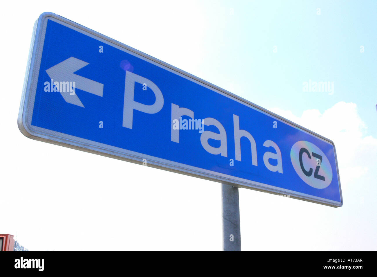 Road signs in prague czech hi-res stock photography and images - Alamy