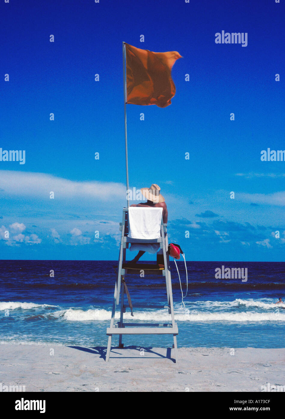 Lifeguard stand sitting hi-res stock photography and images - Alamy