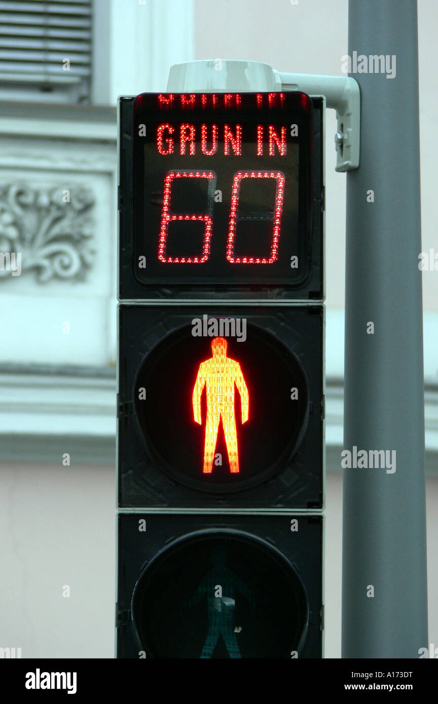 Stop signal over crosswalk hi-res stock photography and images - Alamy