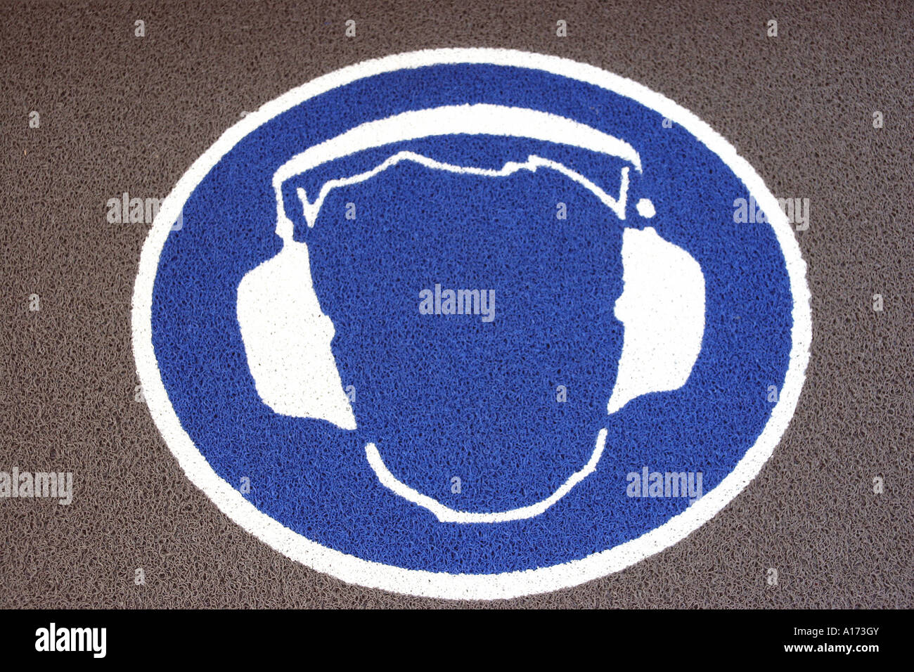 symbol ear protection Stock Photo - Alamy