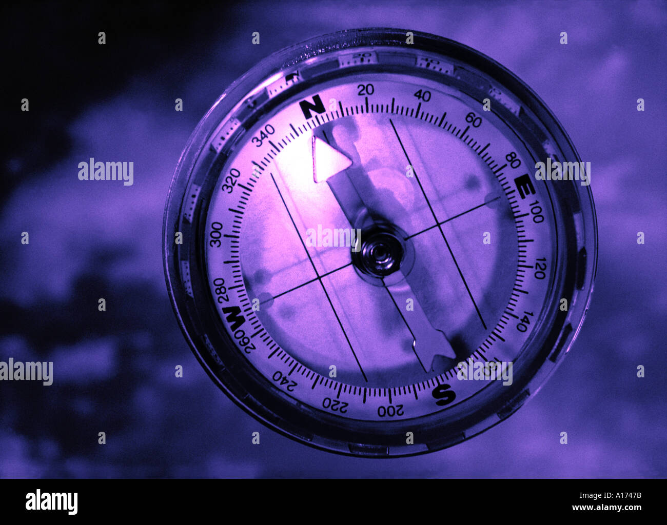 navigational compass in sky Stock Photo - Alamy