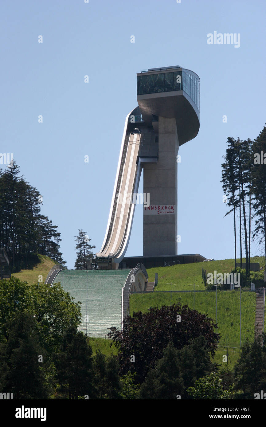 Ski jump Bergisel Stock Photo - Alamy