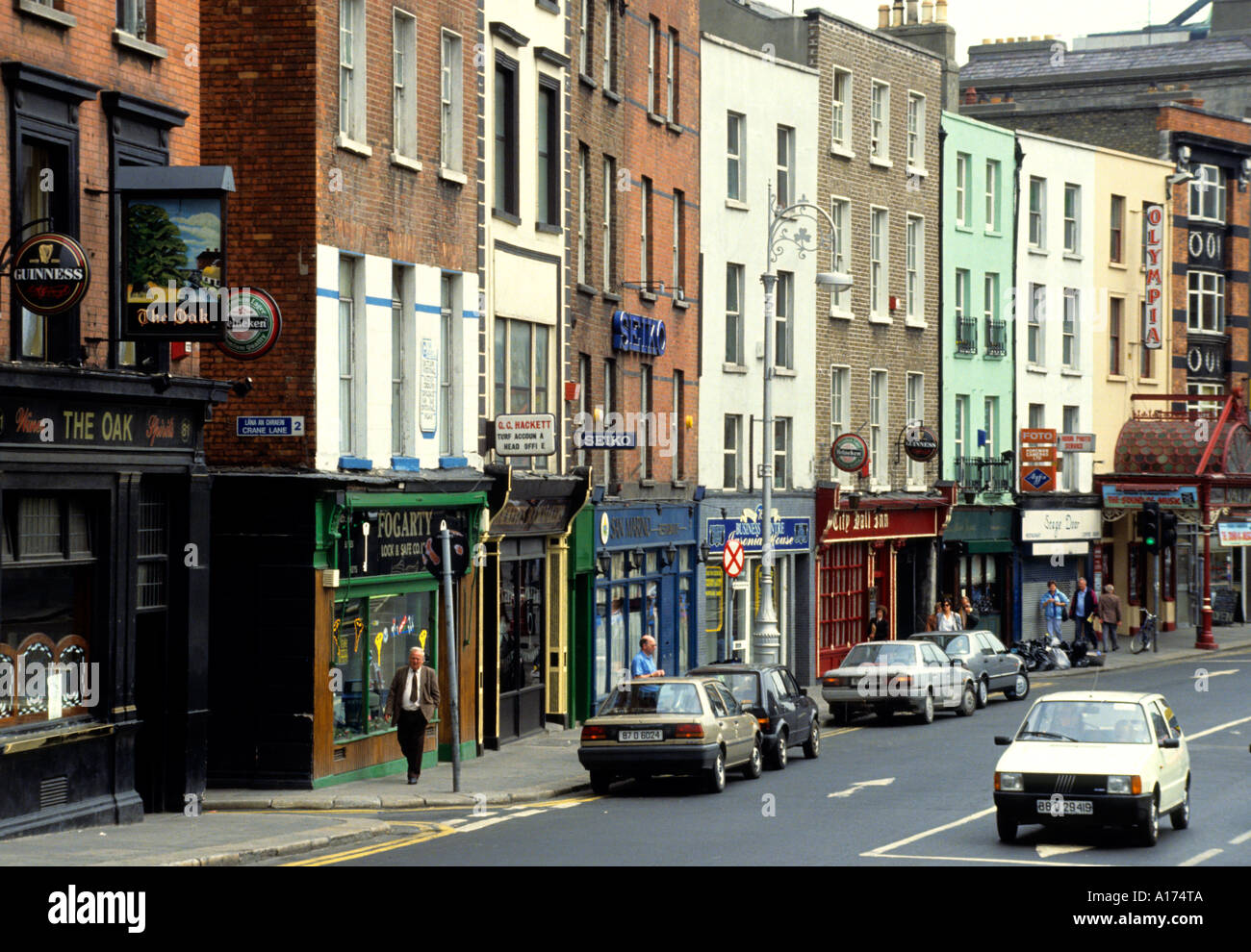 Dublin Ireland Irish town city center shops Stock Photo - Alamy