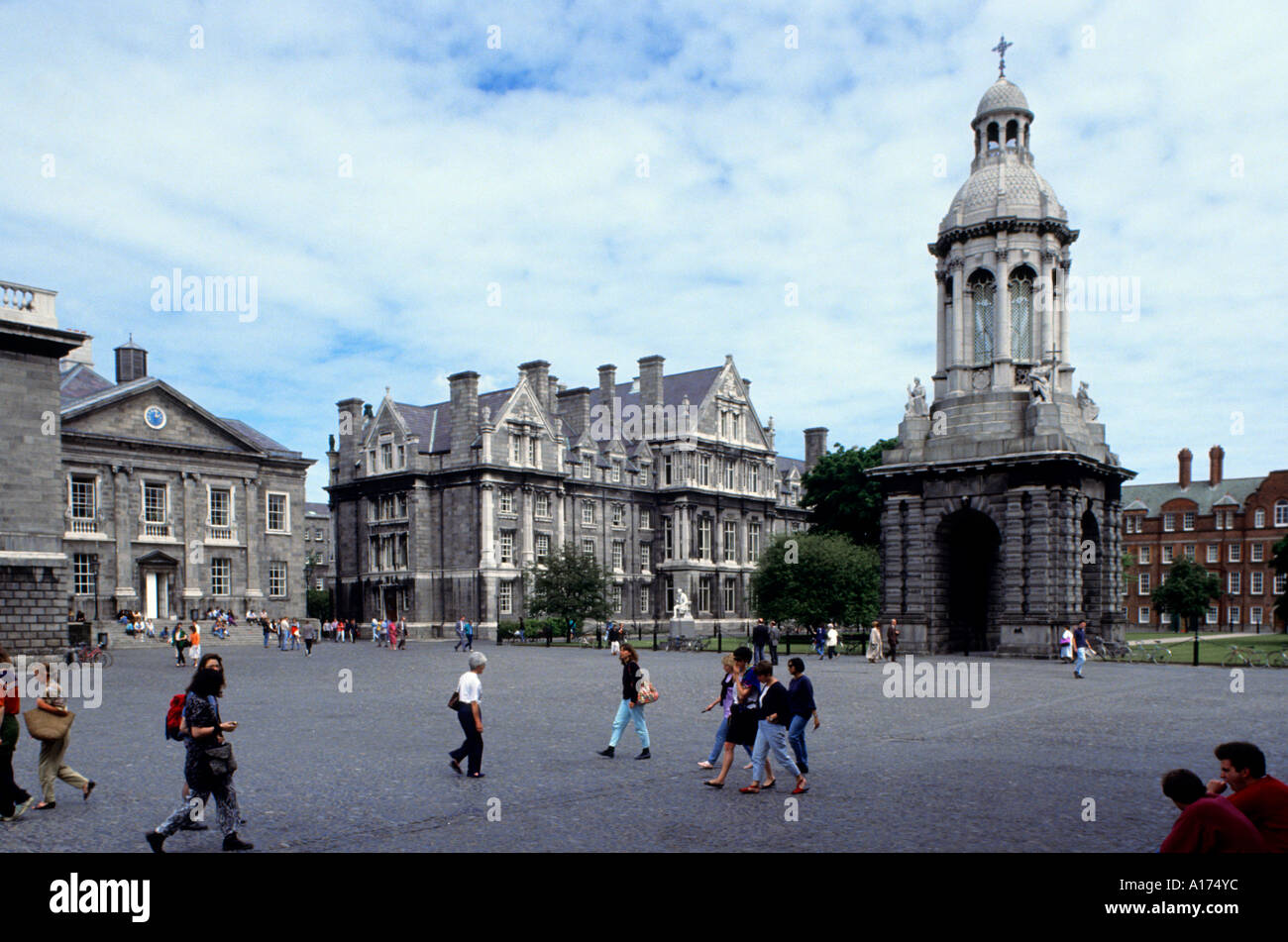 Trinity College University School Teenagers Student students Stock ...