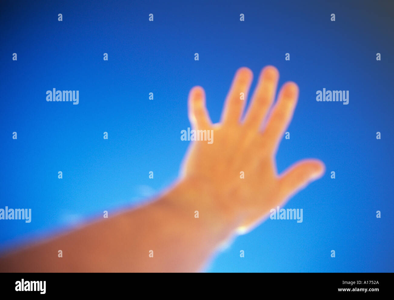 REACHING FOR THE SKY Stock Photo - Alamy