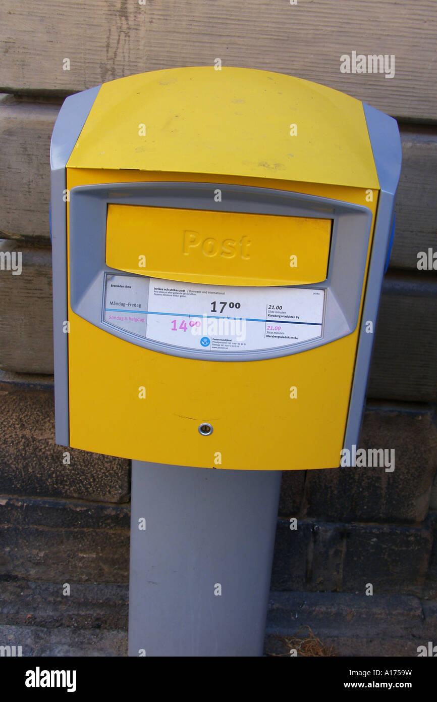 Sweden, Stockholm, Mailboxes Stock Photo - Alamy