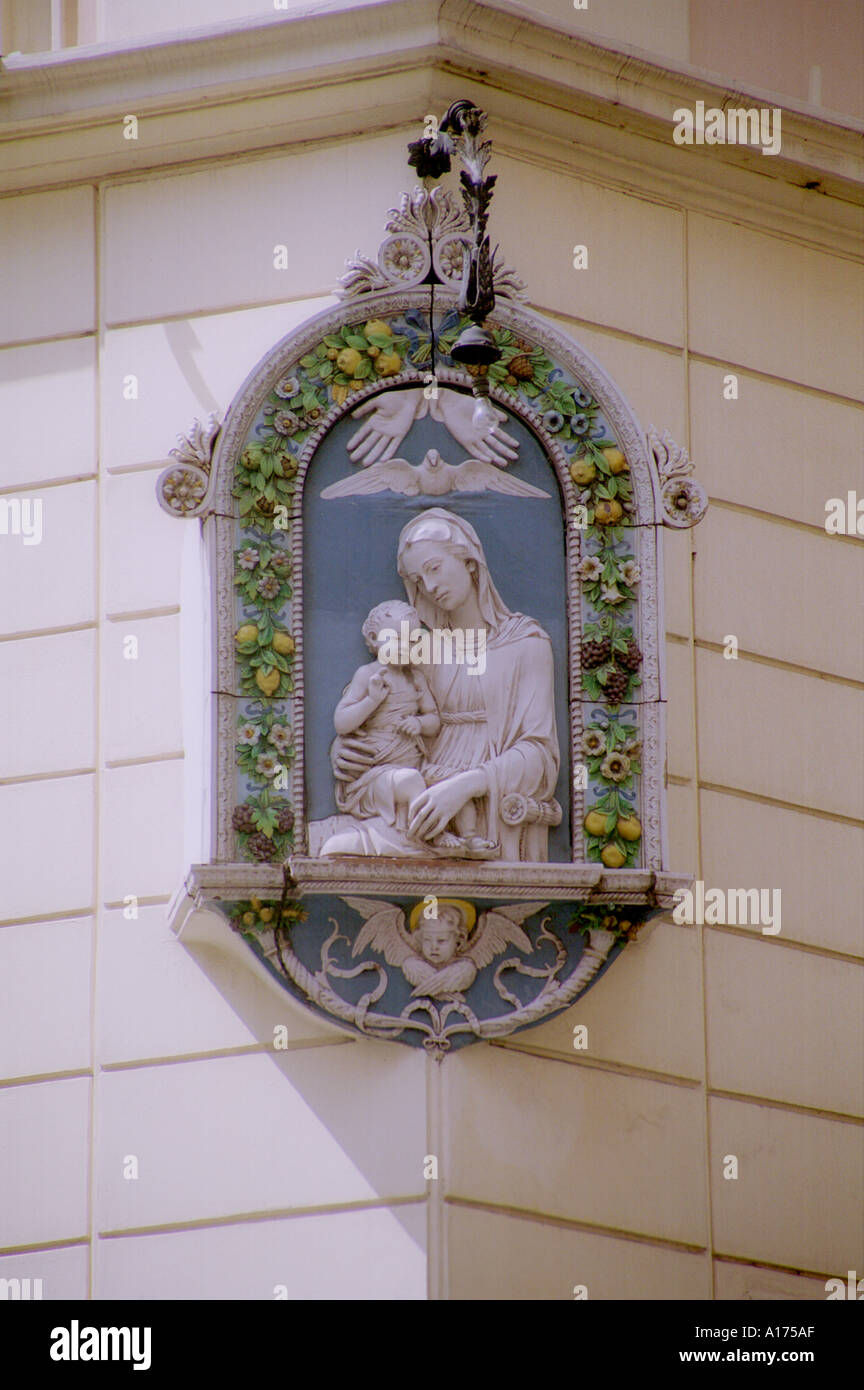 Corner shrine Rome Italy Stock Photo - Alamy