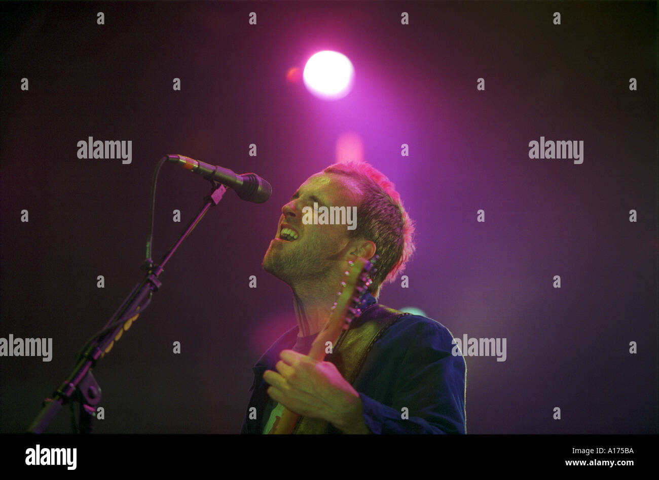 Travis Gig on the Green Festival Glasgow August 2001 Stock Photo - Alamy