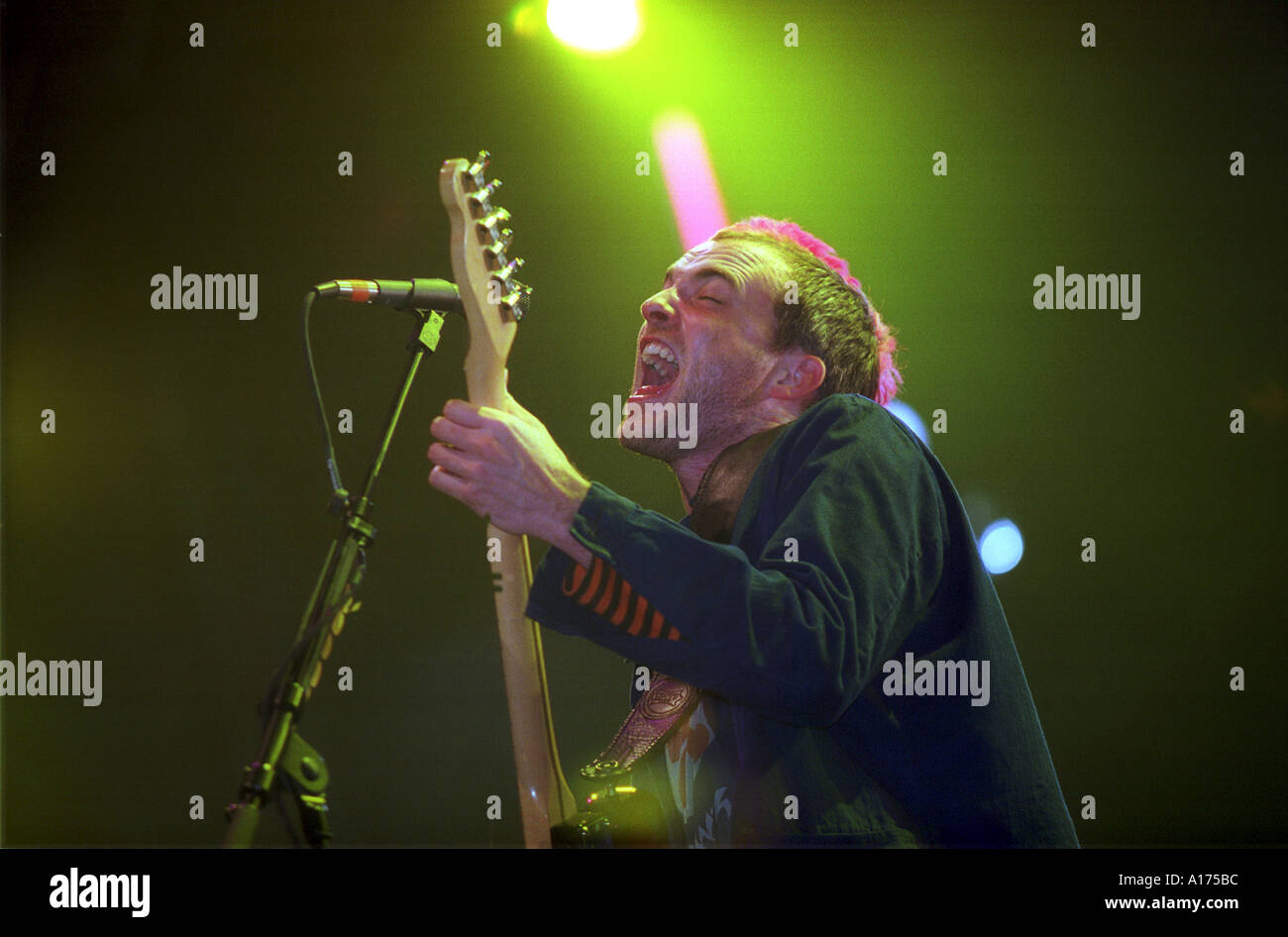 Travis Gig on the Green Festival Glasgow August 2001 Stock Photo - Alamy