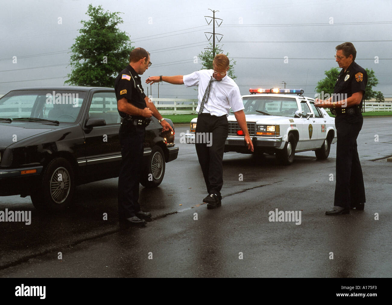 Sobriety test police hi-res stock photography and images - Alamy