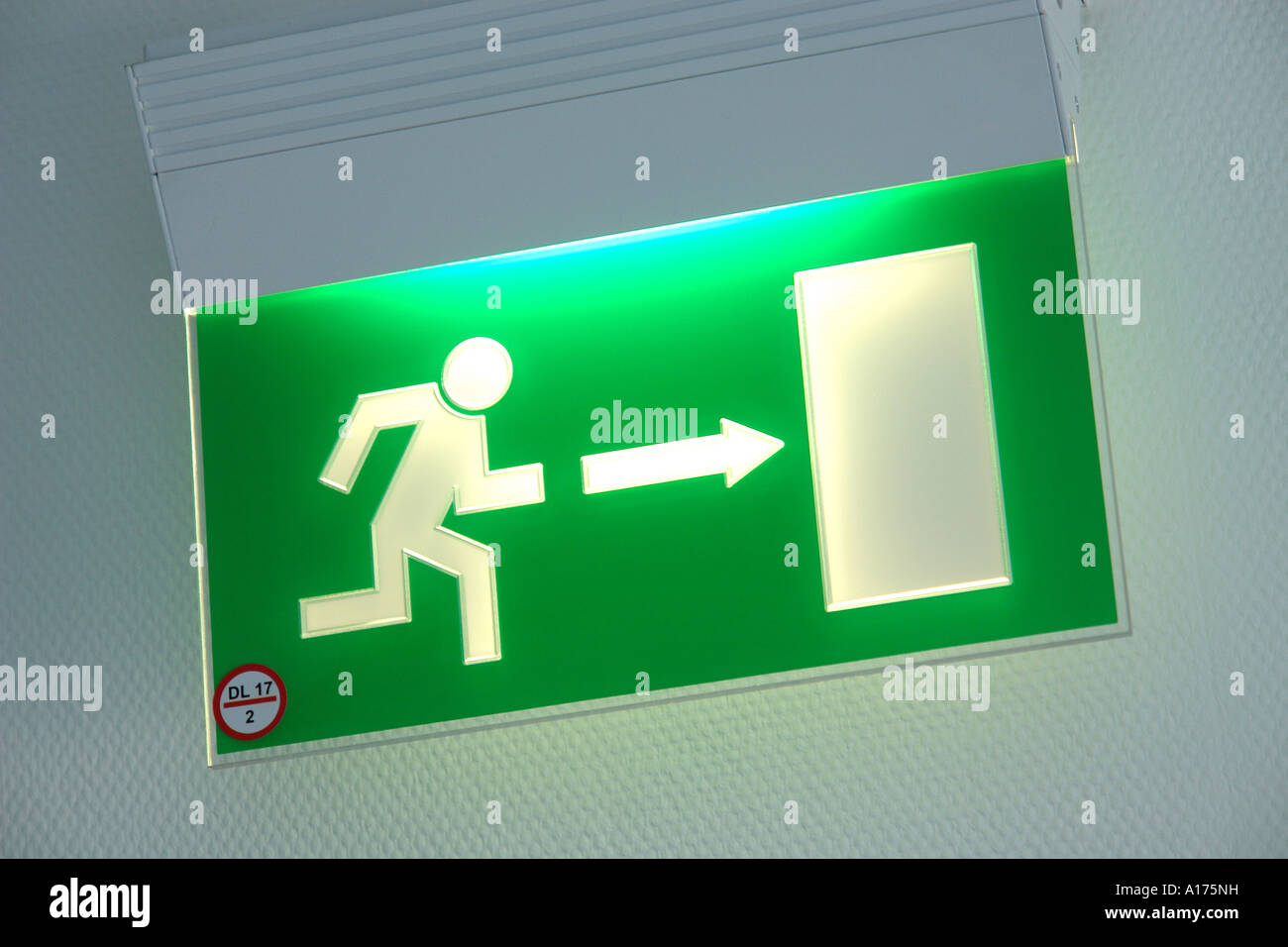 emergency escape route Stock Photo - Alamy