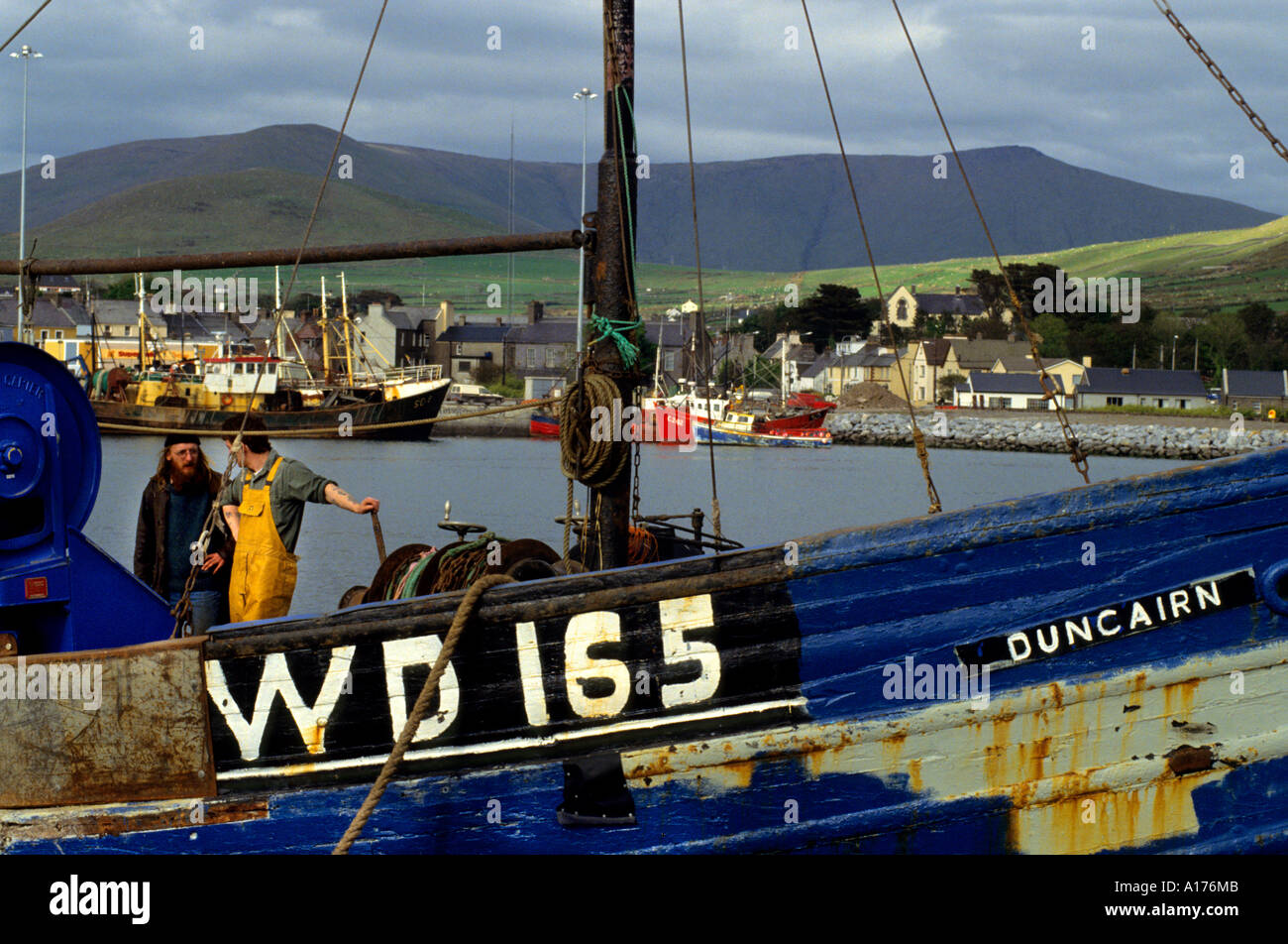 Dingle Bay Irish Ireland port harbor Kerry fishing Stock Photo - Alamy