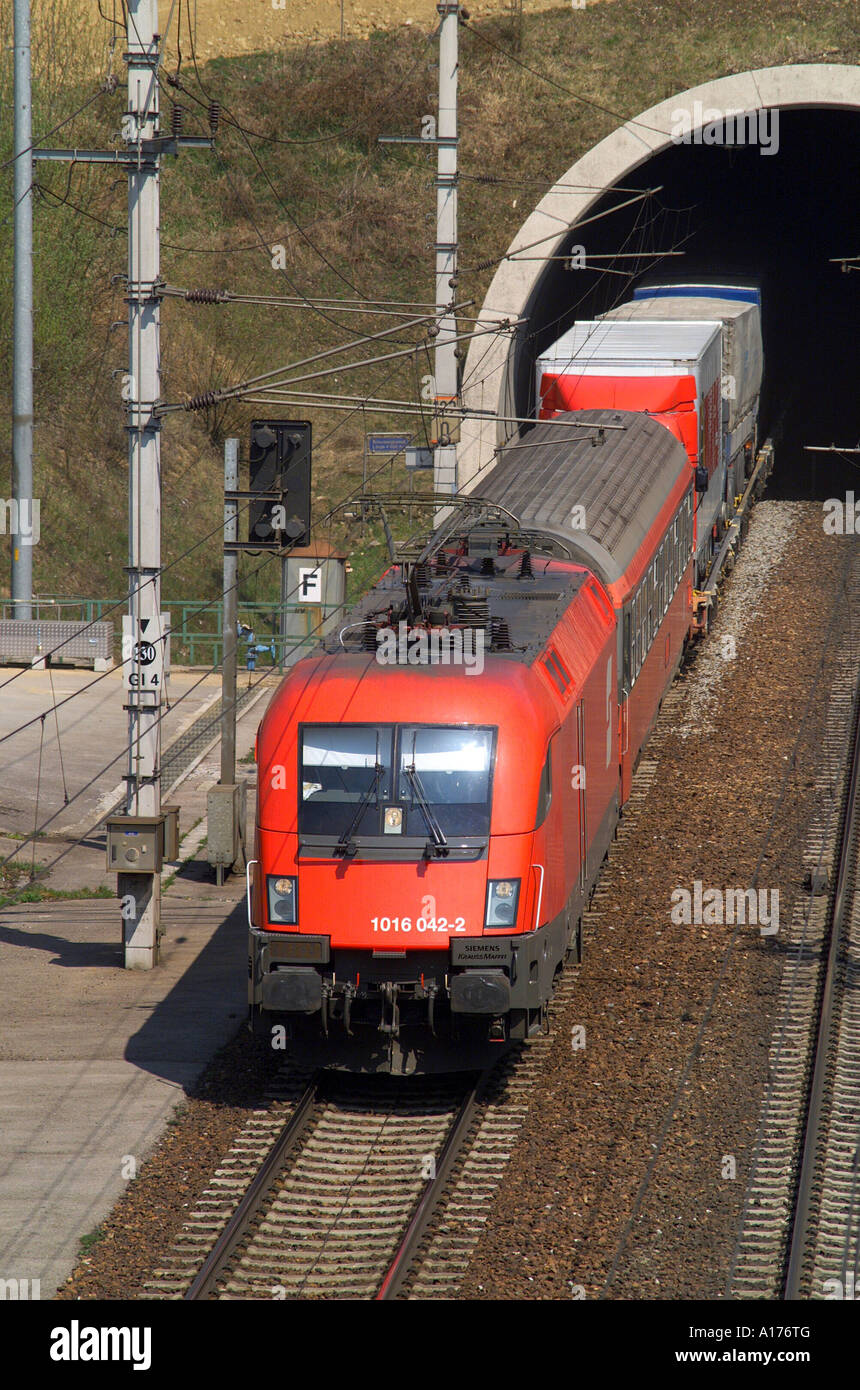Locomotive of the Austrian Federal Railroads Stock Photo - Alamy