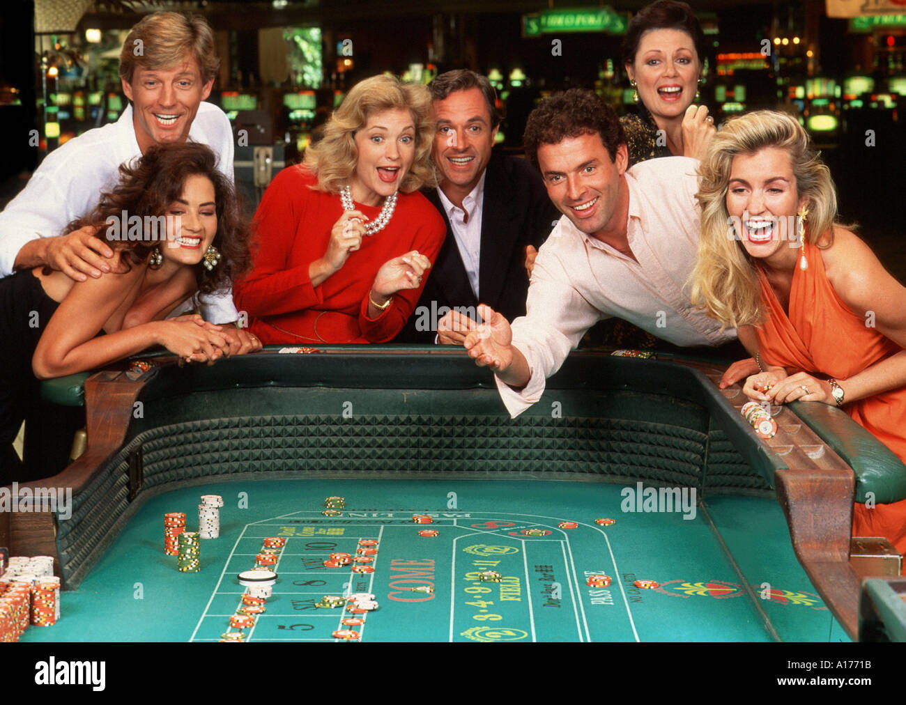 Couples gambling in casino hi-res stock photography and images - Alamy