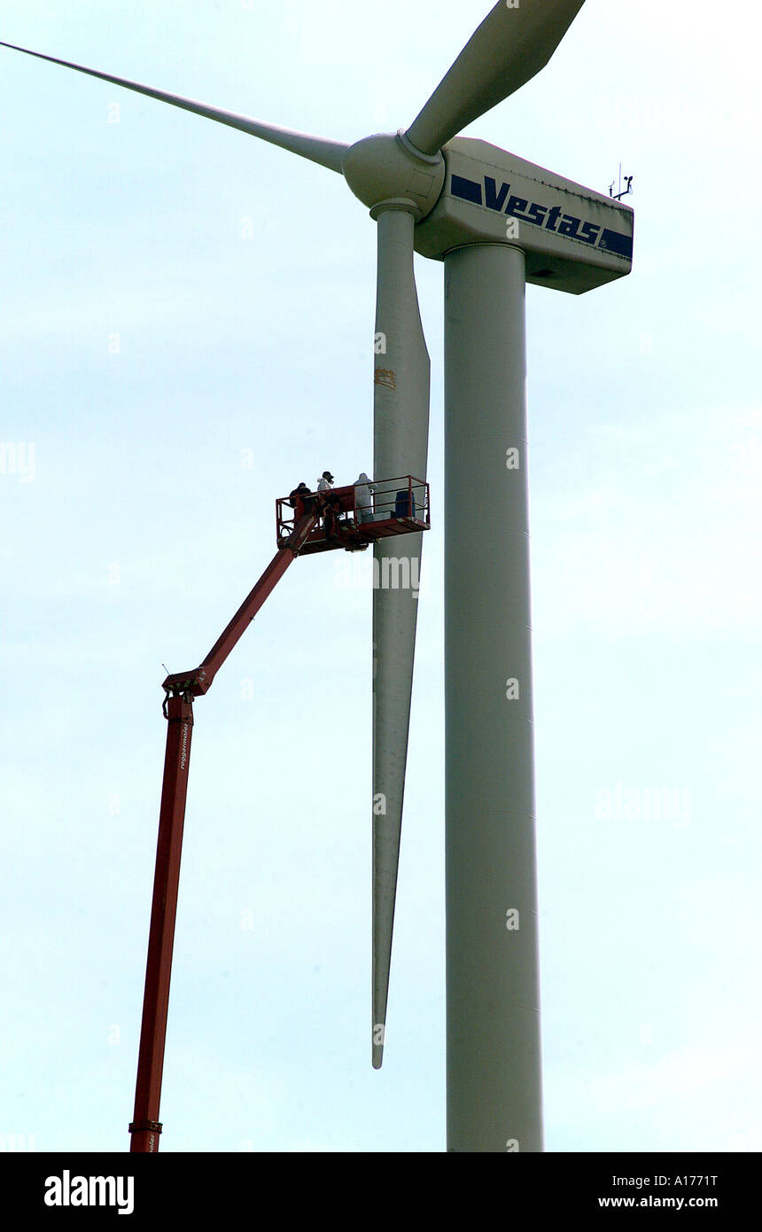 wind engines; wind turbines Stock Photo - Alamy