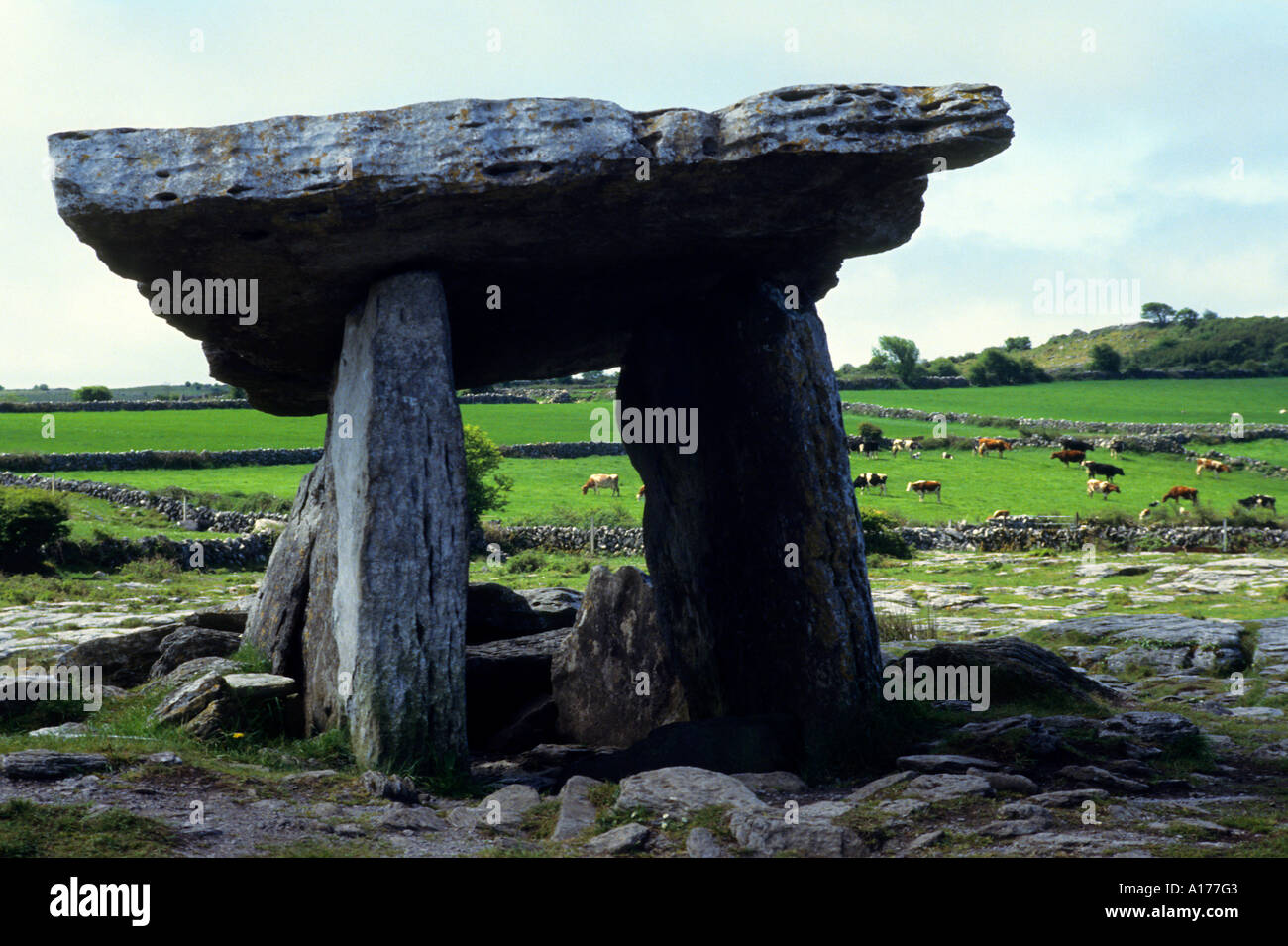Drombeg prehistoric stone circle henge Cork Irish Ireland Stock Photo ...