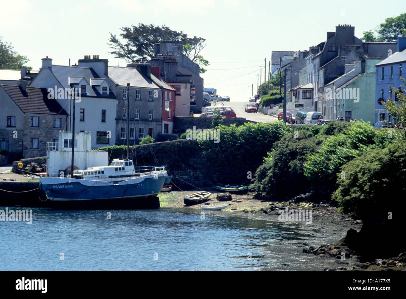 Boat Harbor Port Ireland Eire Irish Stock Photo - Alamy