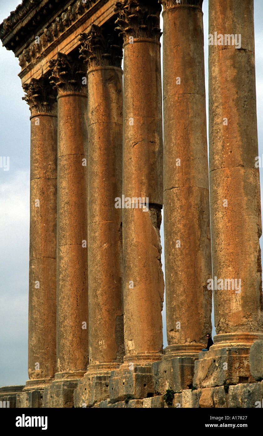 Baalbek Roman ruins Lebanon Stock Photo - Alamy