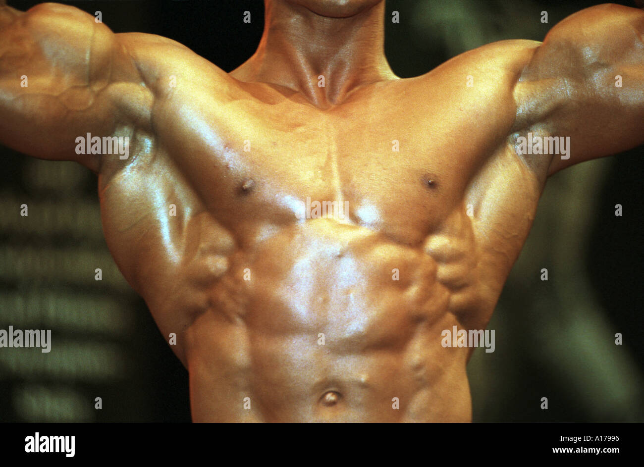 Large chest muscles hi-res stock photography and images - Alamy