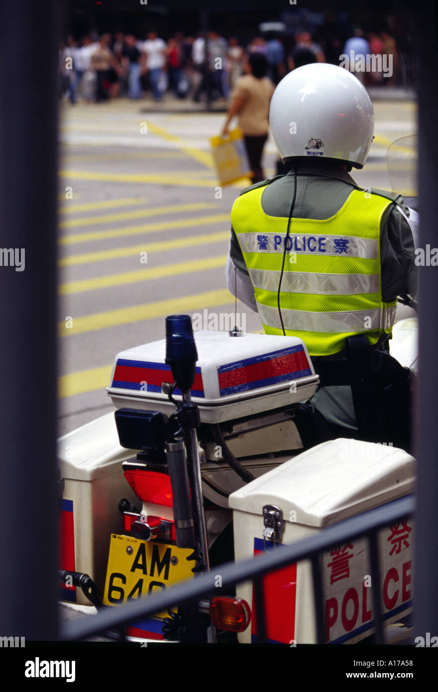 Hong kong police bike hi-res stock photography and images - Alamy