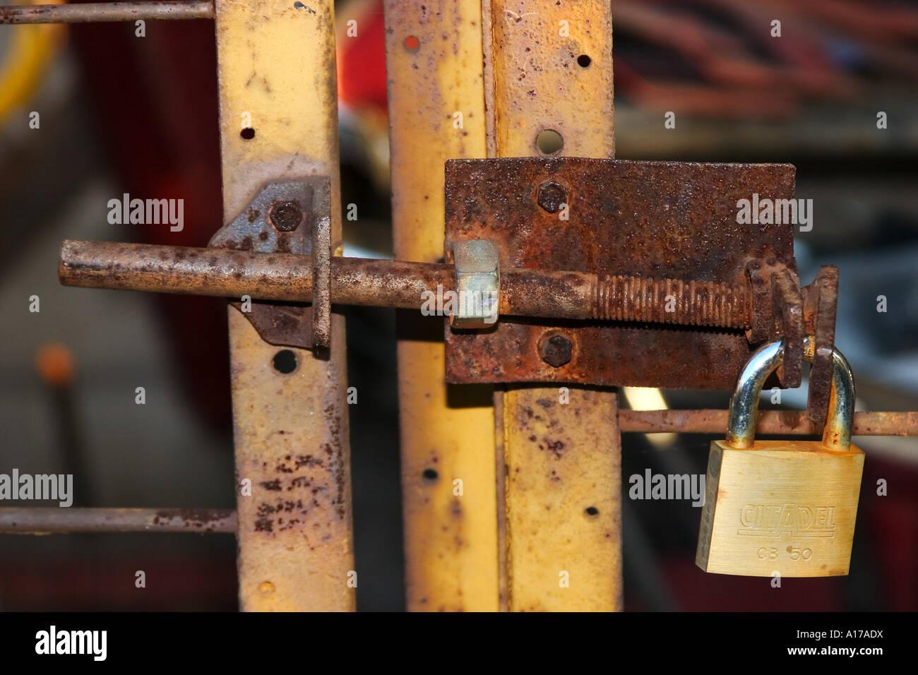 Locking bolts hi-res stock photography and images - Alamy