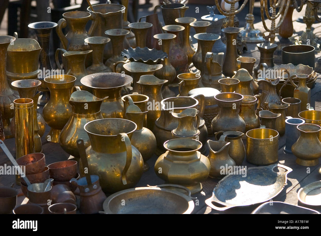 pieces of brass Stock Photo - Alamy