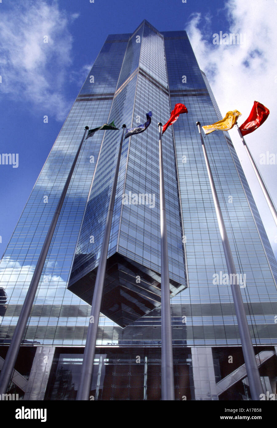 The Center building in Hong Kong Central Distric Stock Photo - Alamy