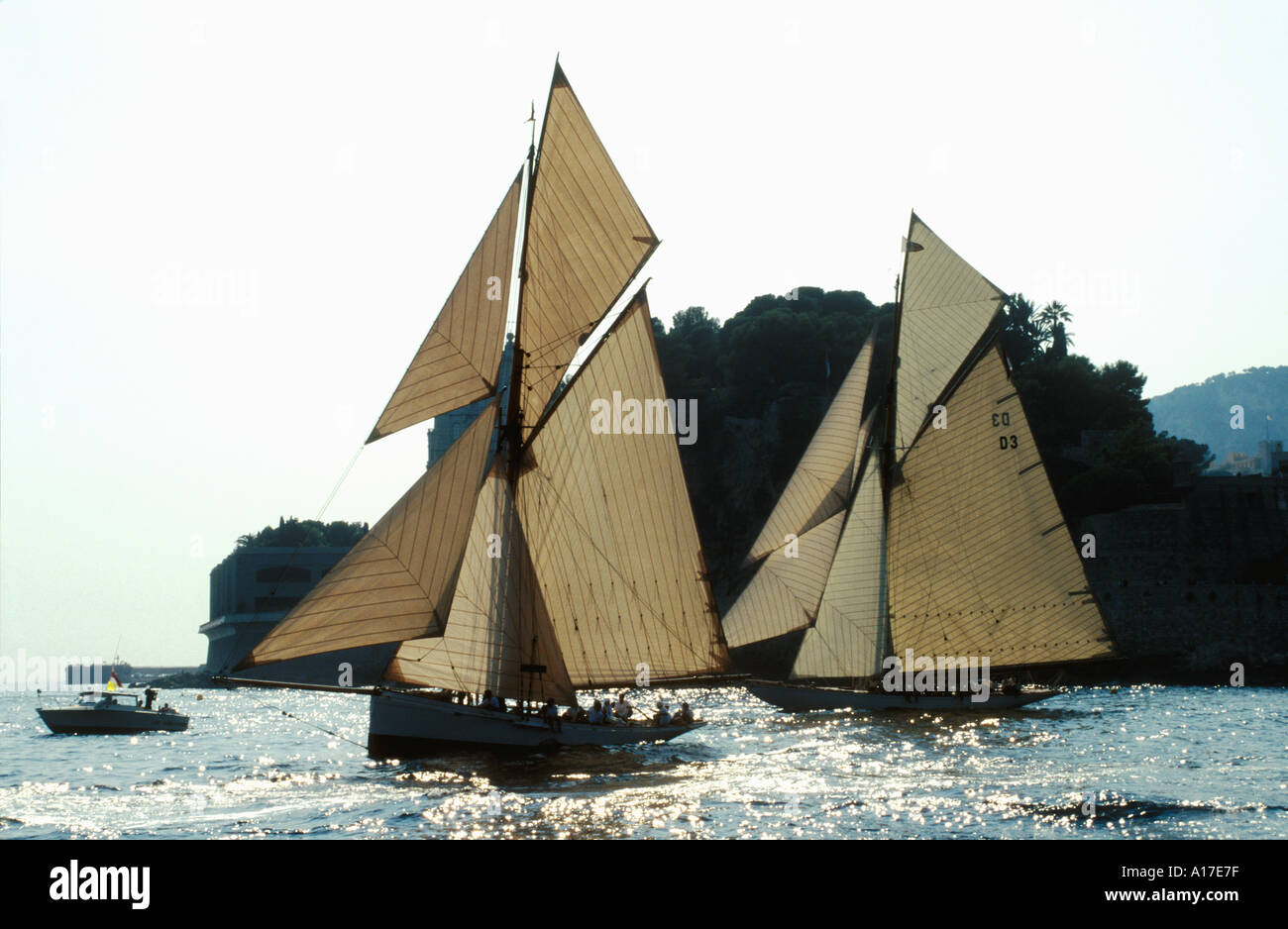 The 1885 UK built gaff cutter Camper and Nicholson yacht Partridge at ...