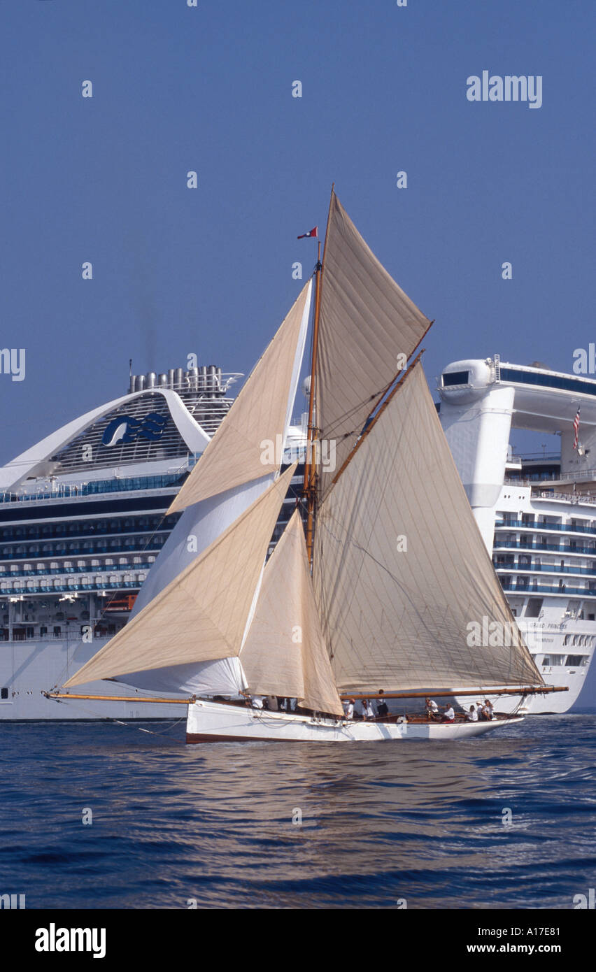 The 1885 UK built gaff cutter Camper and Nicholson yacht Partridge and ...