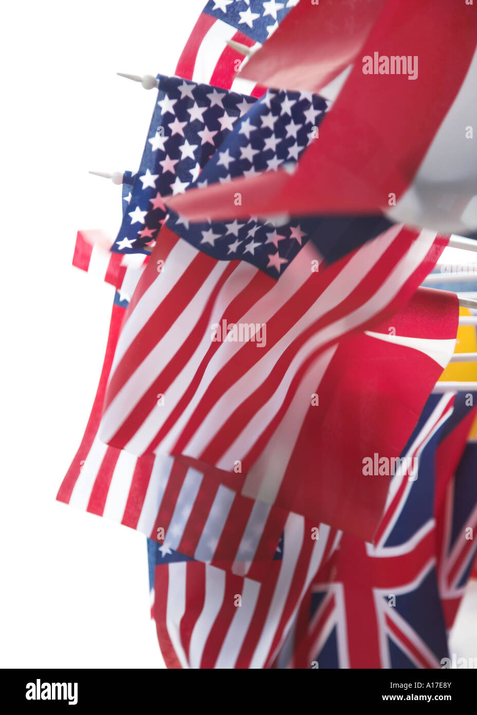 American and other flags Stock Photo - Alamy