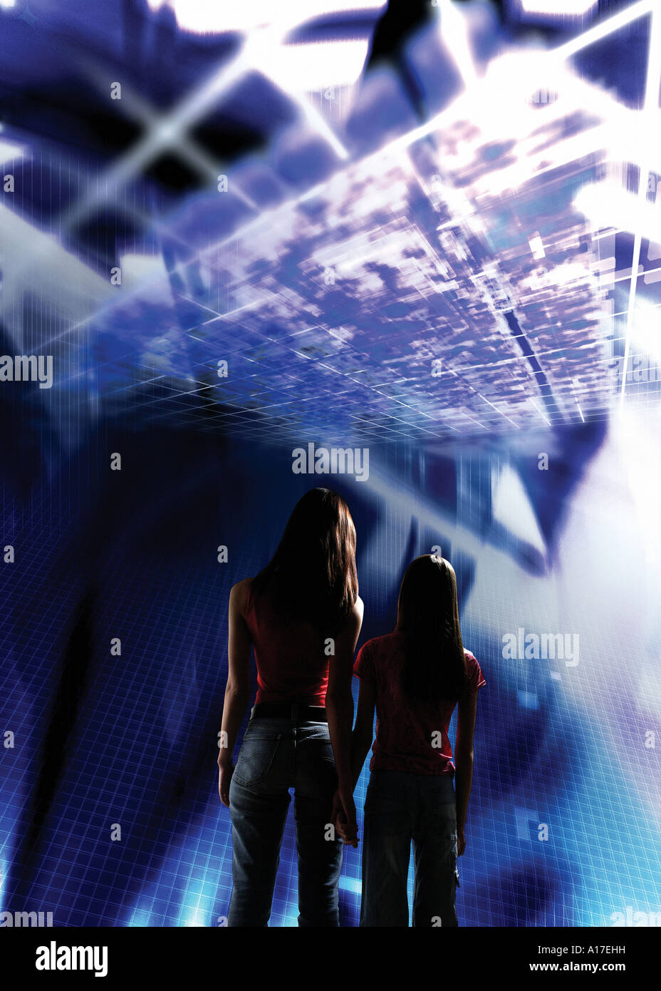 Girl in tech world hi-res stock photography and images - Alamy