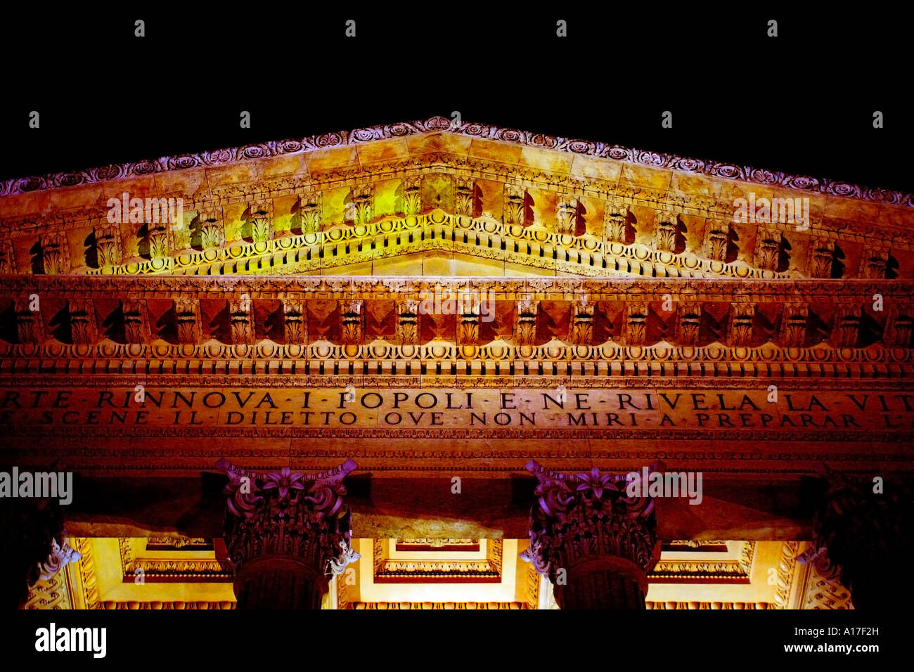 Oprah Theatre, Sicily, Italy Stock Photo - Alamy