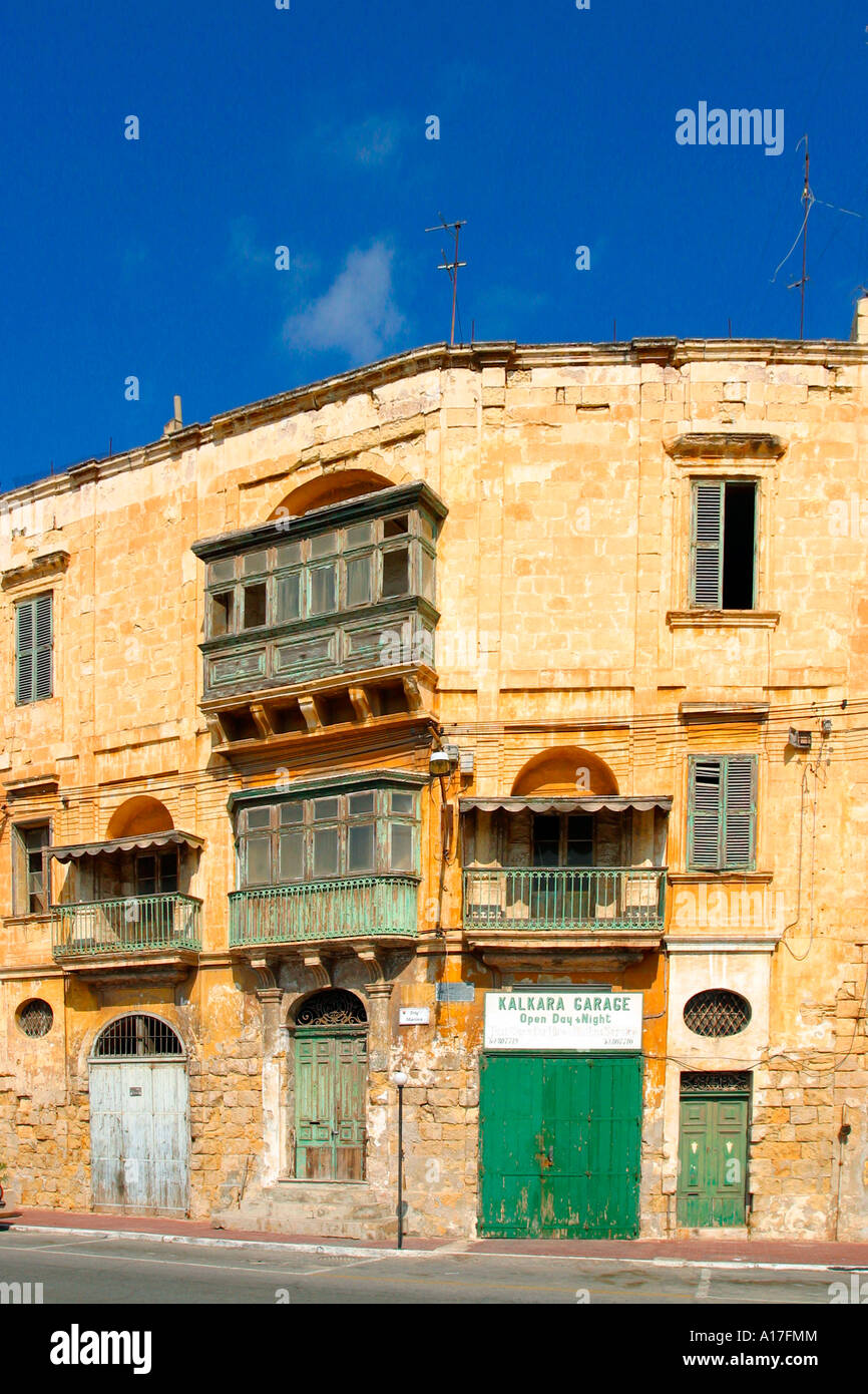 A limestone house in Malta Stock Photo - Alamy