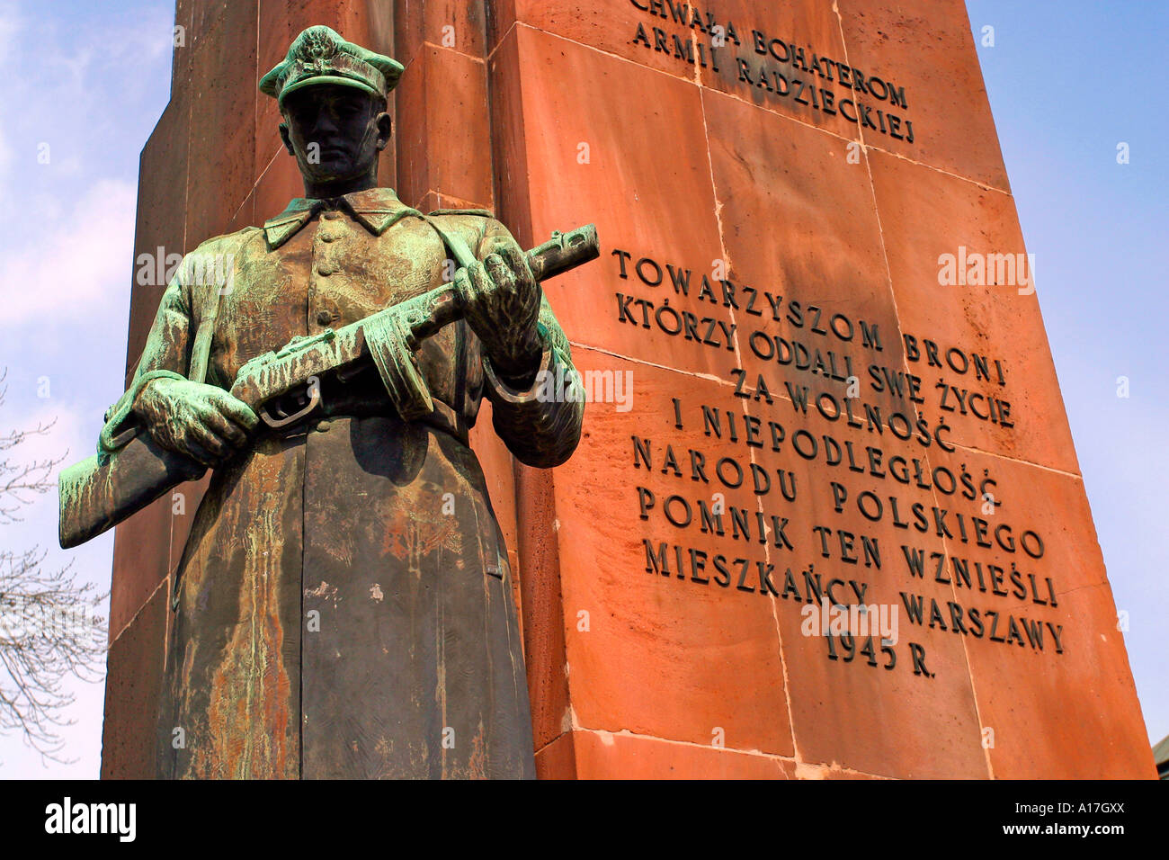 World War Two Memorial, Warsaw, Poland Stock Photo - Alamy