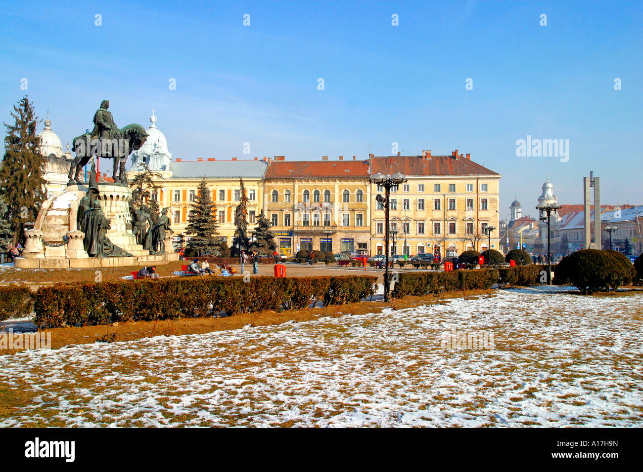 The Statue of Maytas Coryinus, St Michael's Church, Cluj-Napoca ...